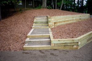 Design Landscape Timber Spikes — Randolph Indoor and Outdoor Design