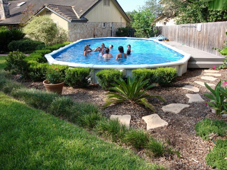 Above Ground Pool Designs Landscaping — Randolph Indoor and Outdoor Design