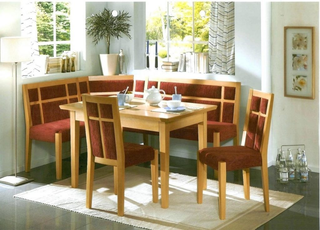 Enjoy Breakfast With Corner Booth Dining Set — Randolph Indoor and ...