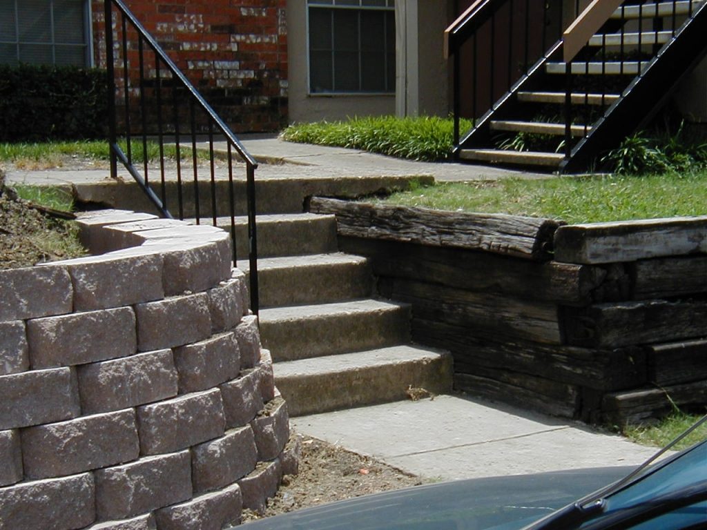 Landscape Images With Railroad Ties On A Hillside — Randolph Indoor and ...