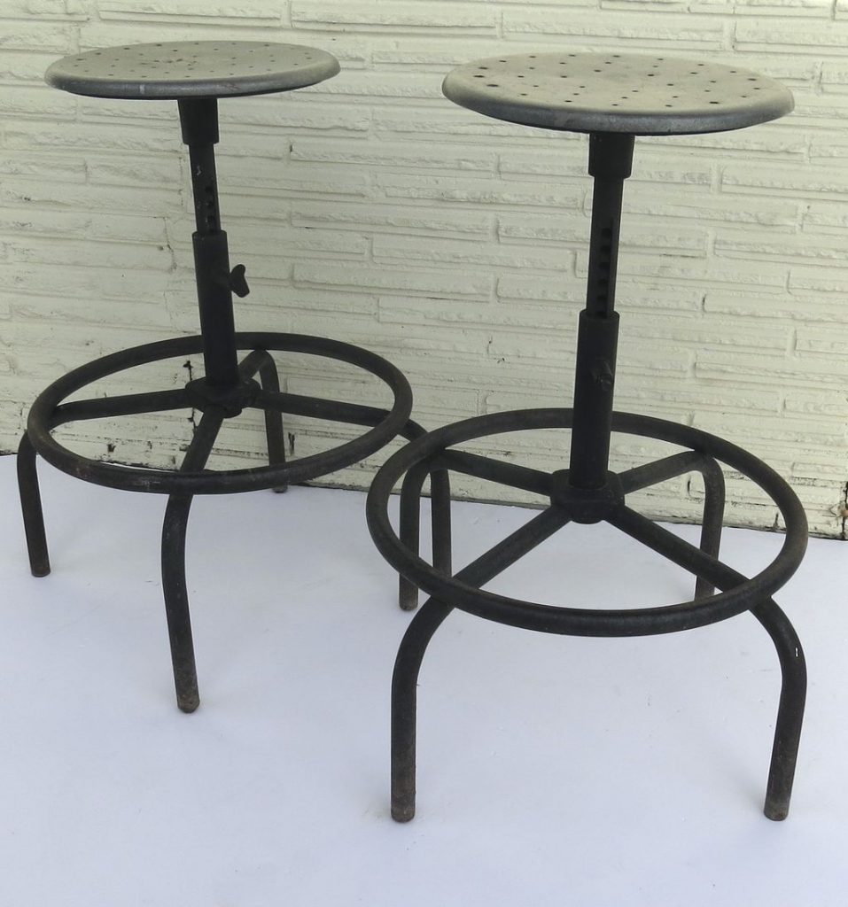 Vintage Architect Drafting Stool — Randolph Indoor and Outdoor Design