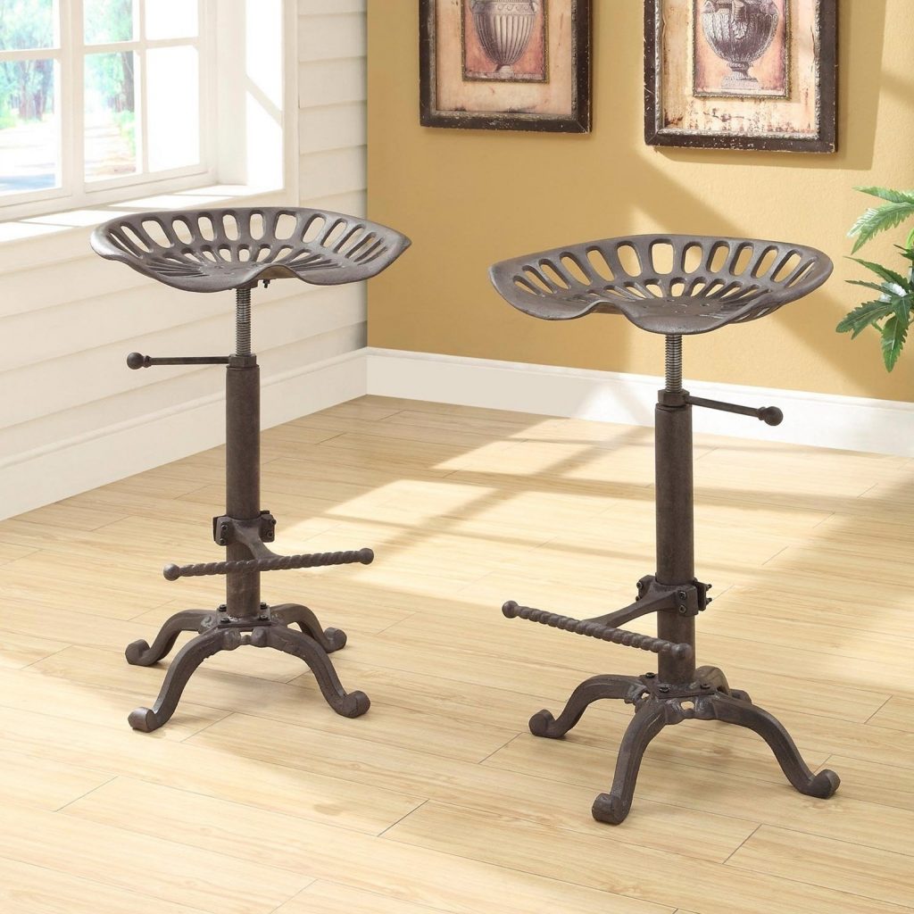 Vintage Drafting Stool Wood — Randolph Indoor and Outdoor Design