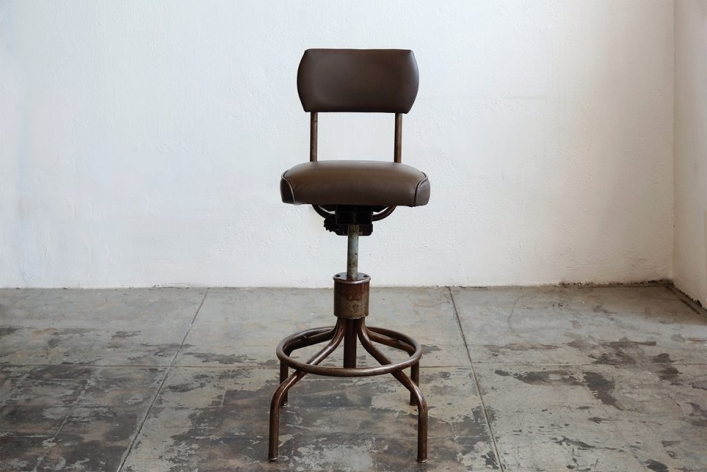 Vintage Drafting Stool Wood — Randolph Indoor and Outdoor Design