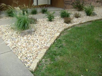 Landscaping Ideas For Front Yards With White Rocks — Randolph Indoor ...