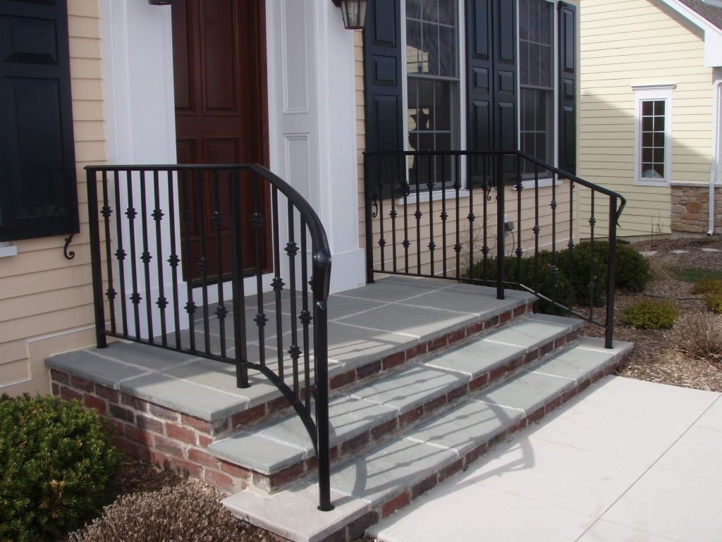 Wrought Iron Handrails For Porch Steps — Randolph Indoor and Outdoor Design